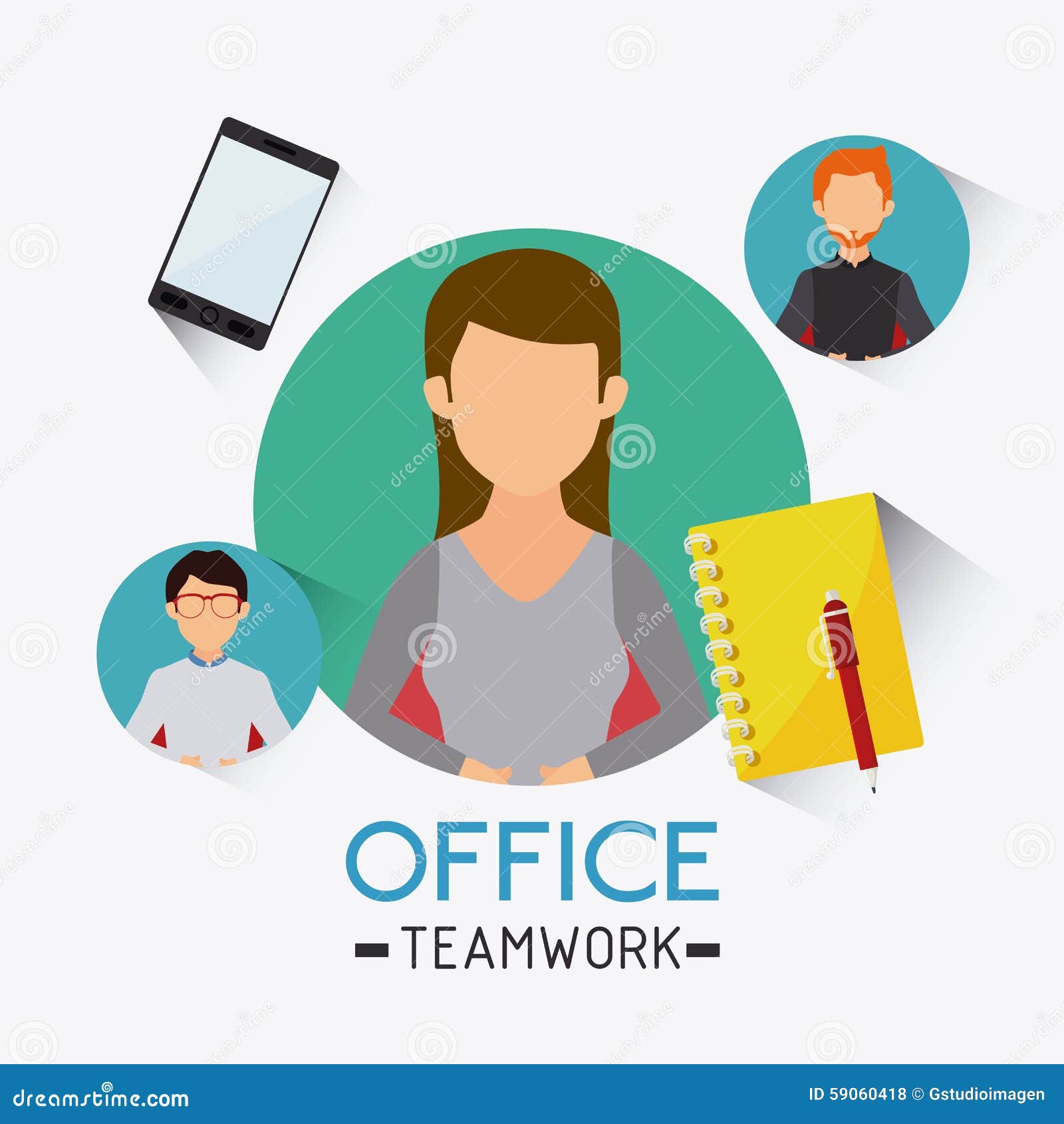 Business office and human stock vector. Illustration of interface ...