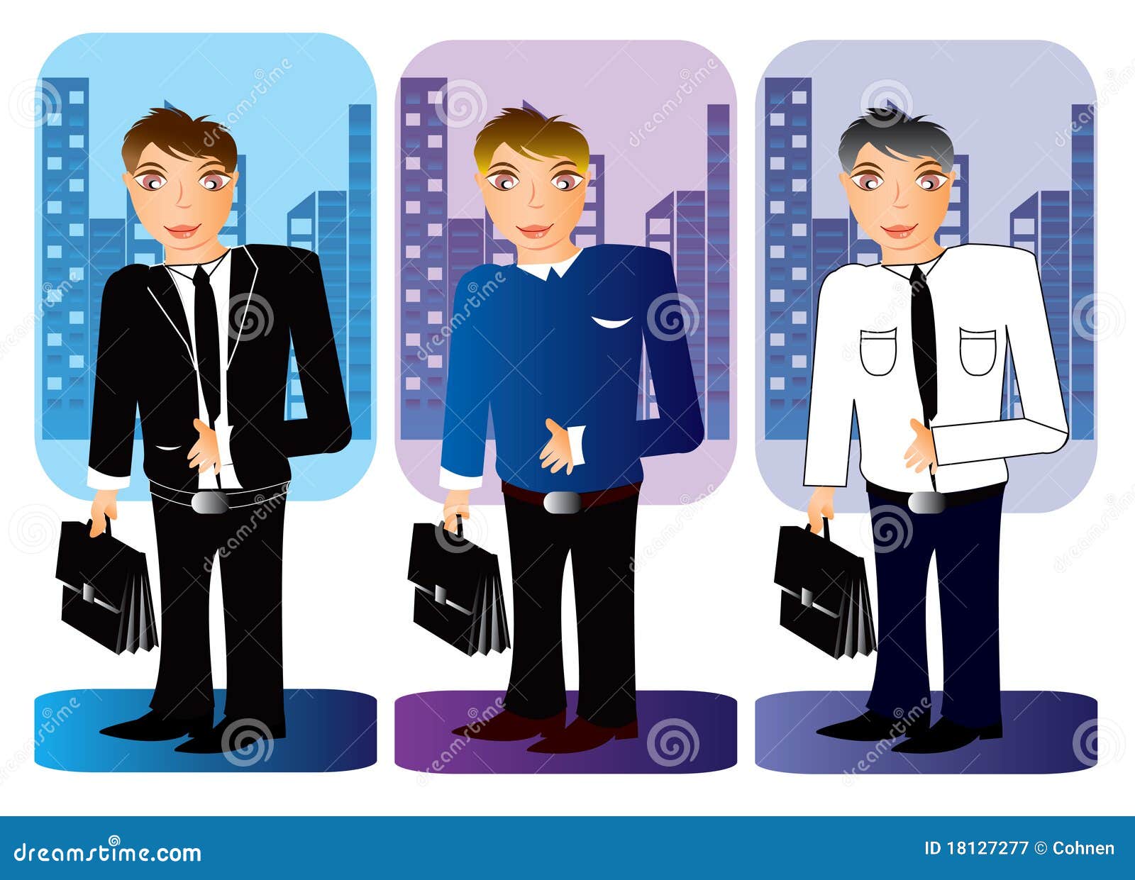 Business Office People Illustration Stock Vector - Illustration of ...