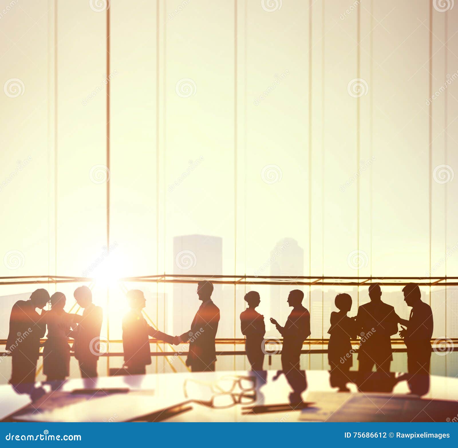 Business Office People Working Meeting Discussion Concept Stock Photo ...