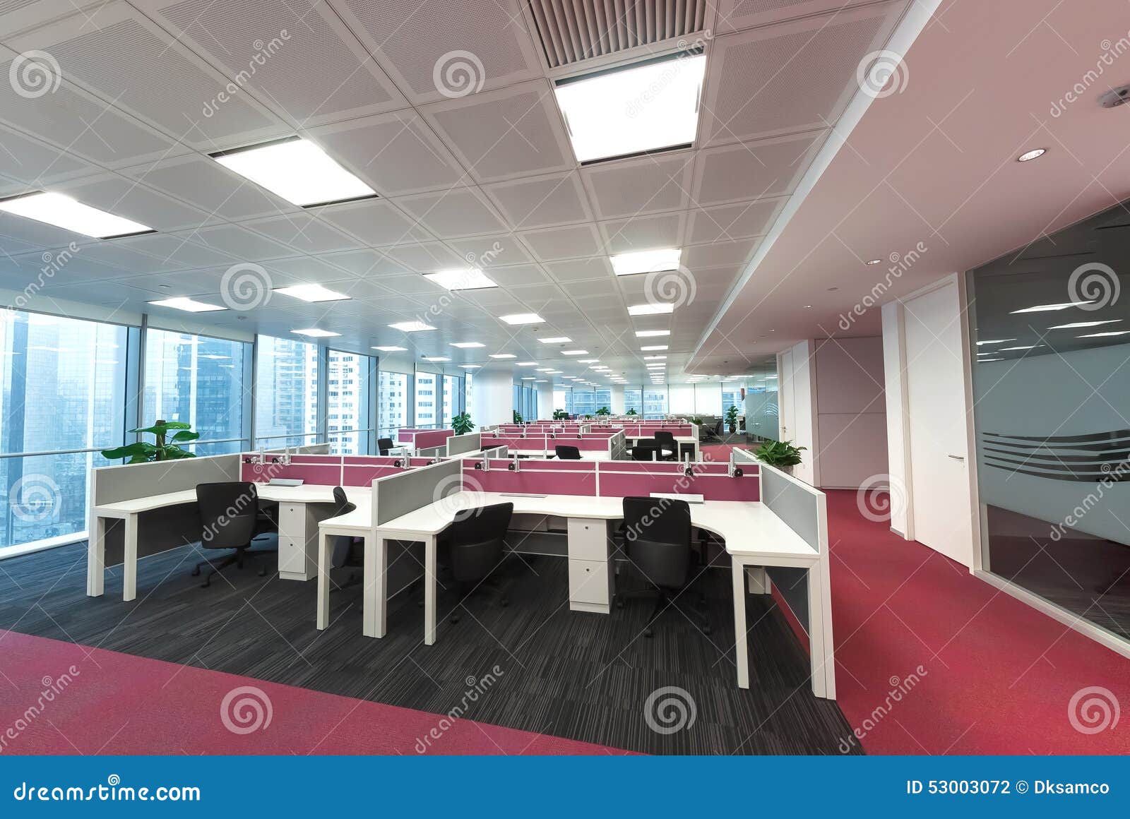 Business Office Simple and Stylish Work Place Stock Photo - Image of ...