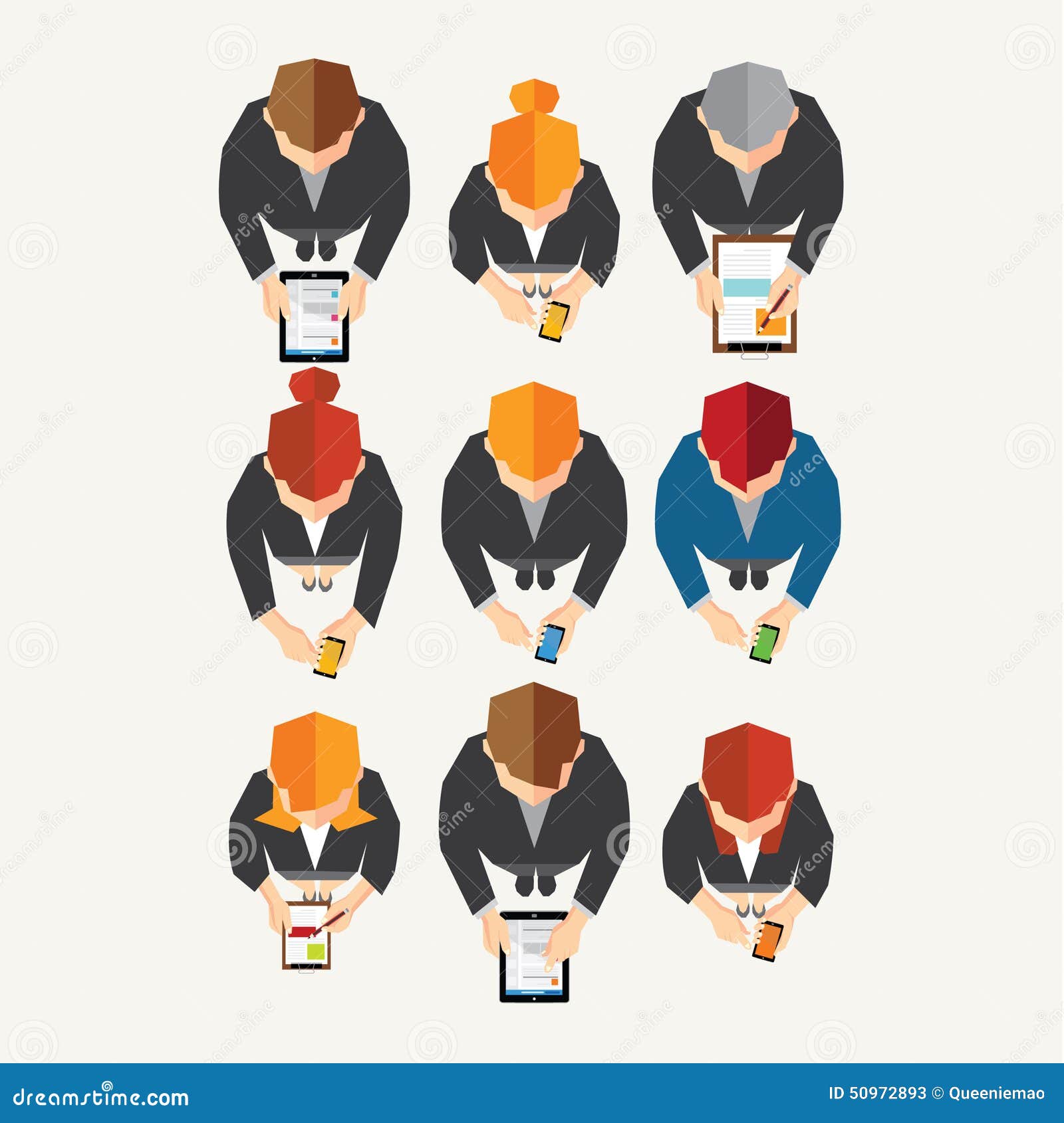 Business and Office Social Network Vector Design Stock Illustration ...