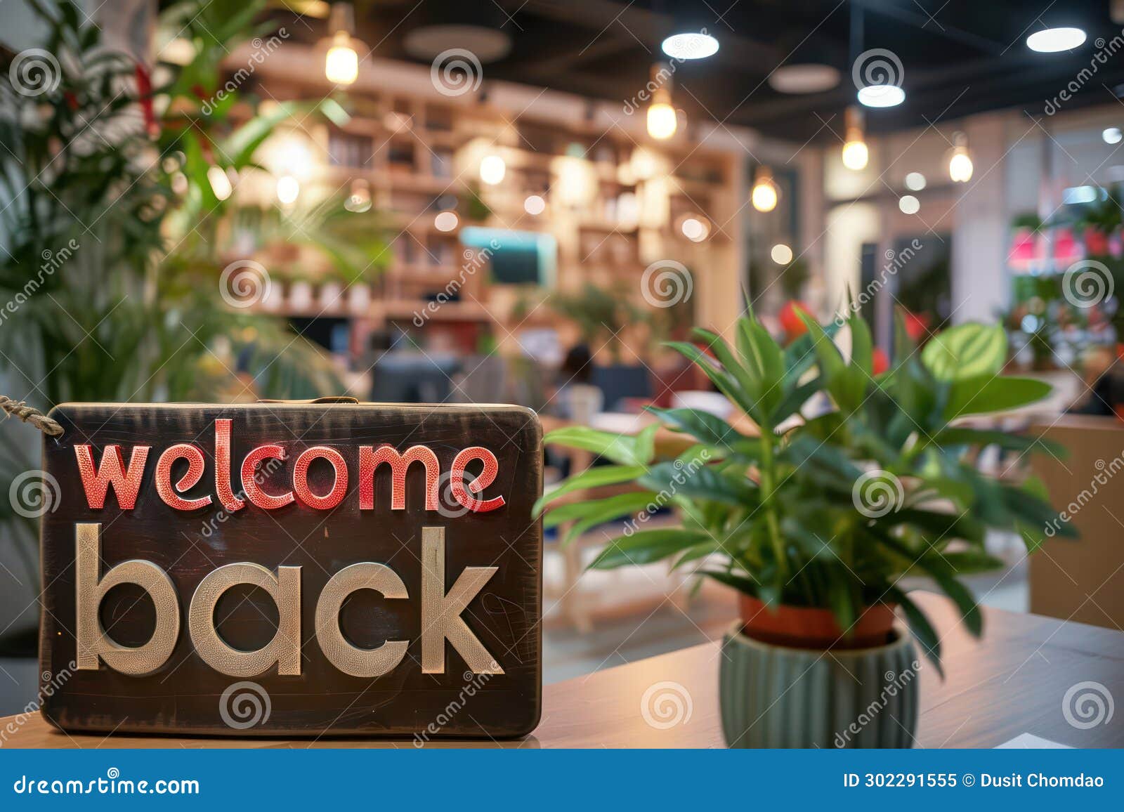 A Business Office with the Text Welcome Back in a Big Classy Font in ...