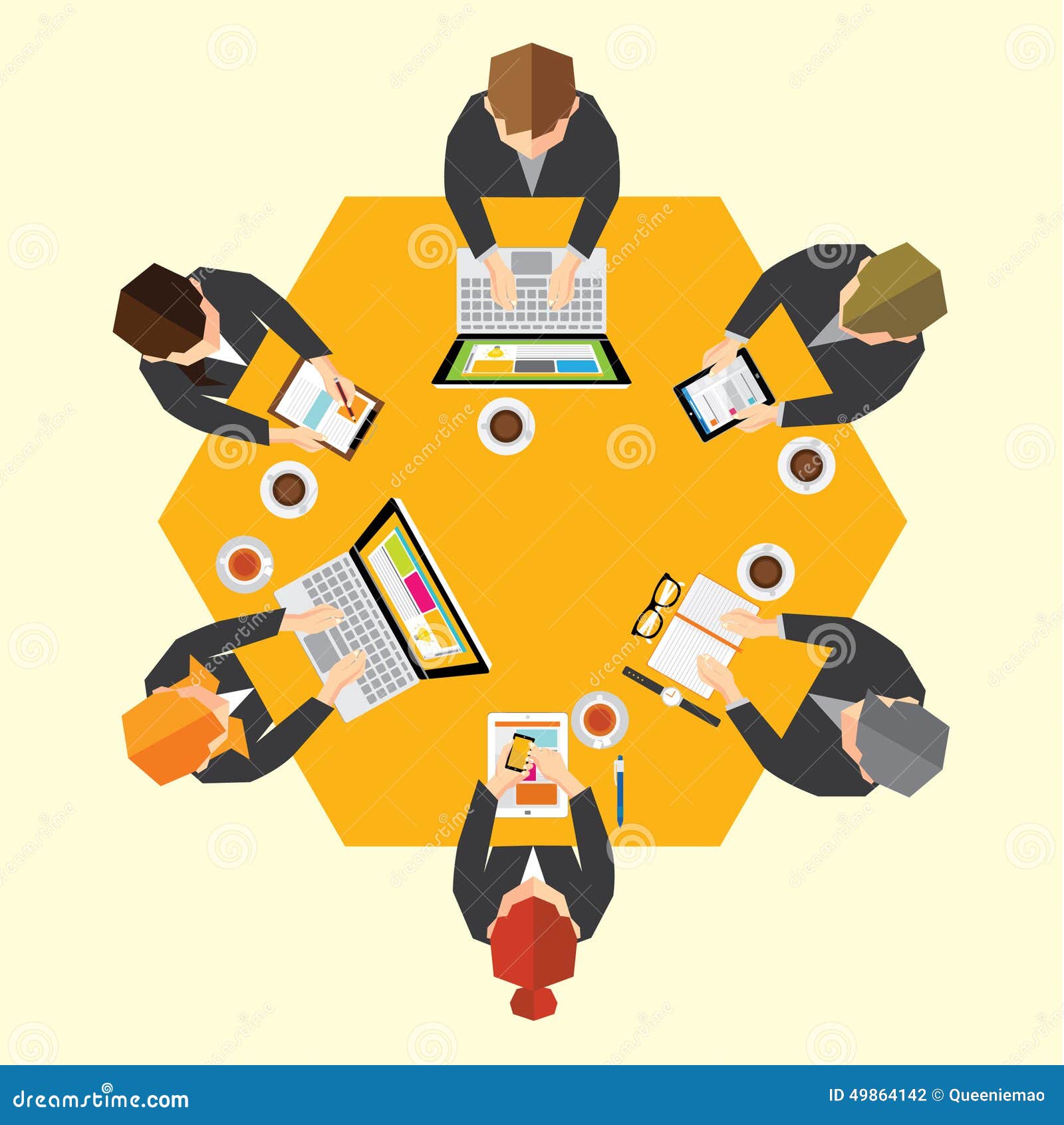 Business and Office Vector Design Stock Illustration - Illustration of ...