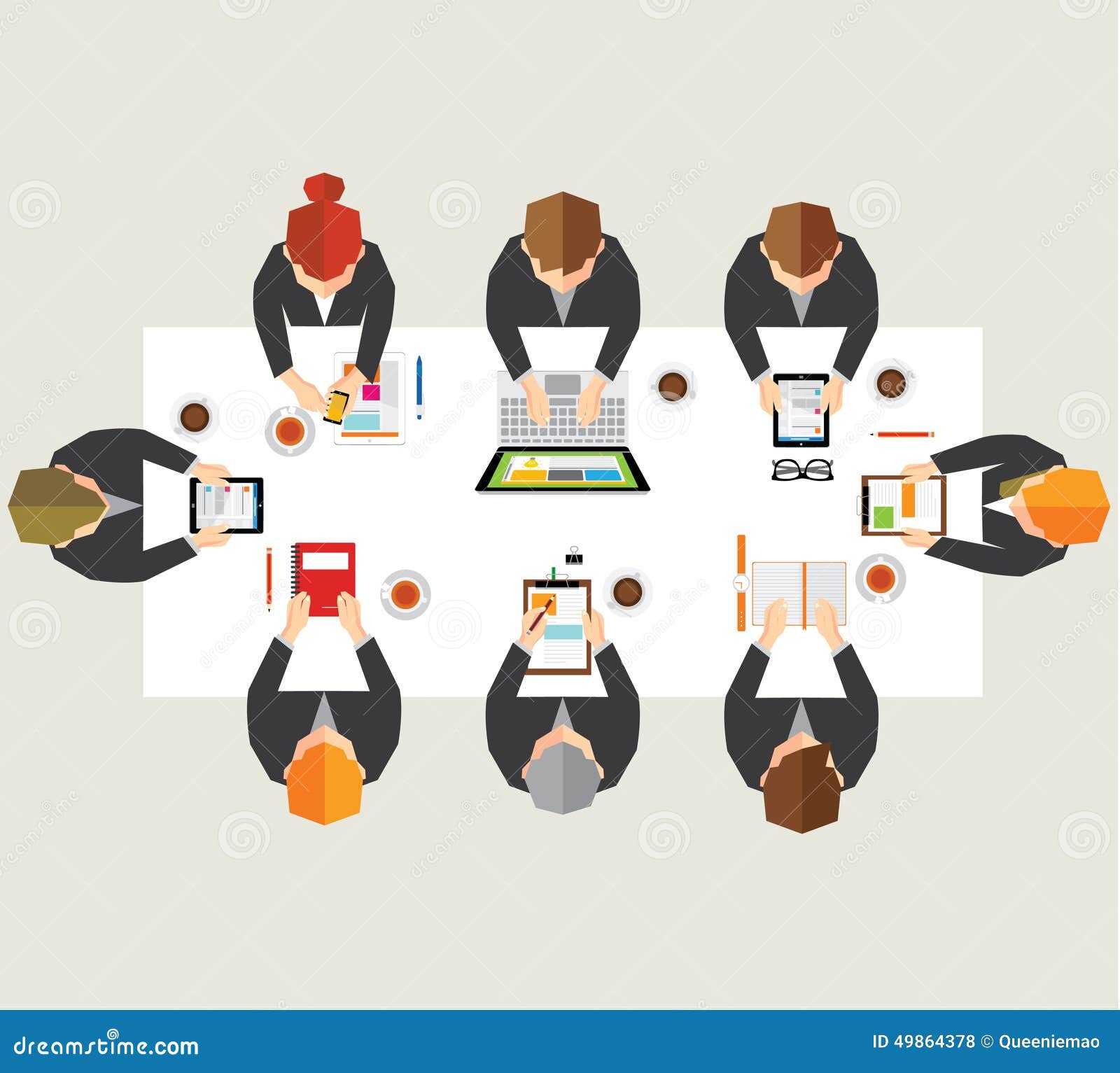 Business and Office Vector Design Stock Illustration - Illustration of ...