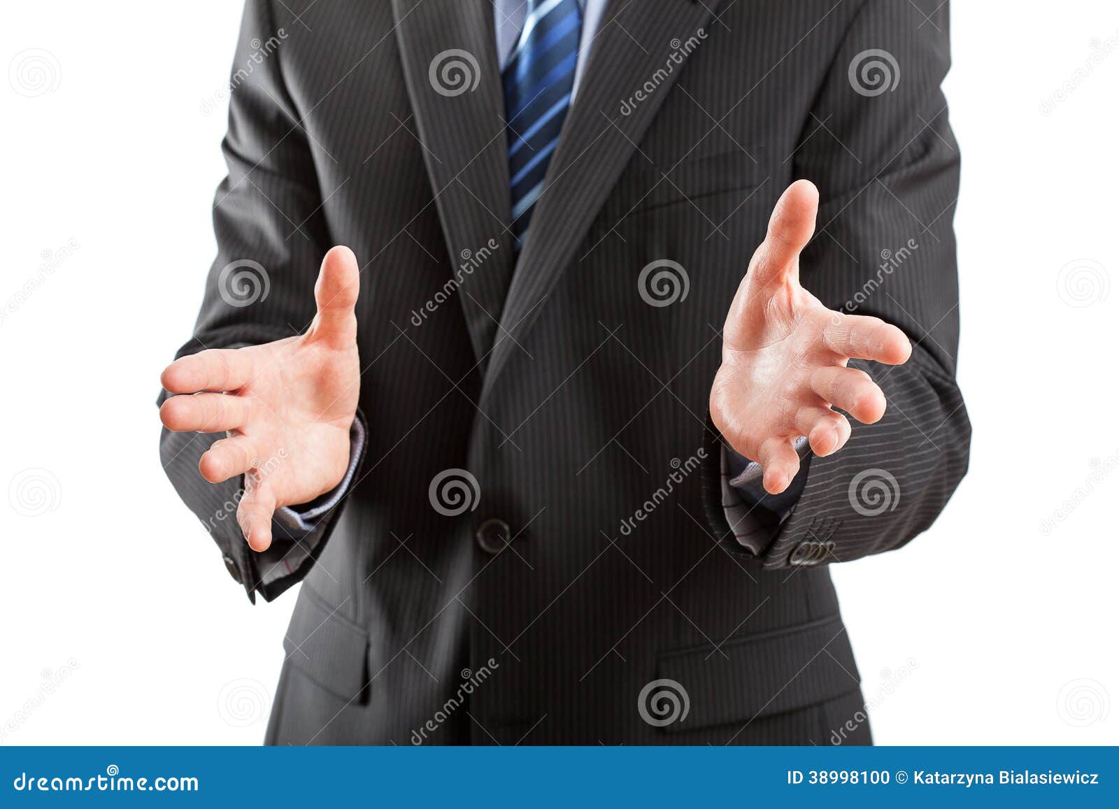 Business open gesture stock photo. Image of businessman - 38998100