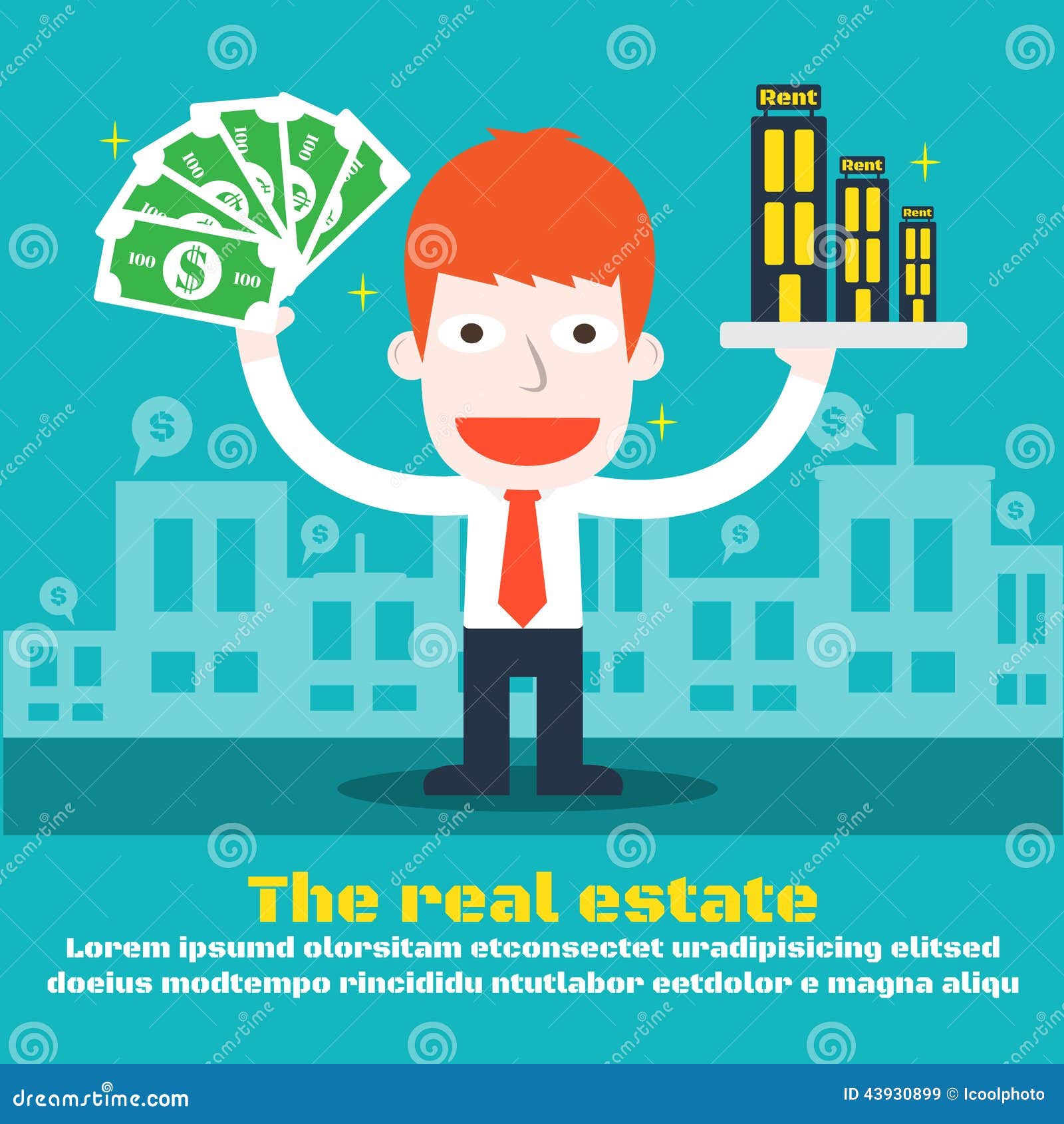 Business Operating Income from Real Property Stock Vector ...