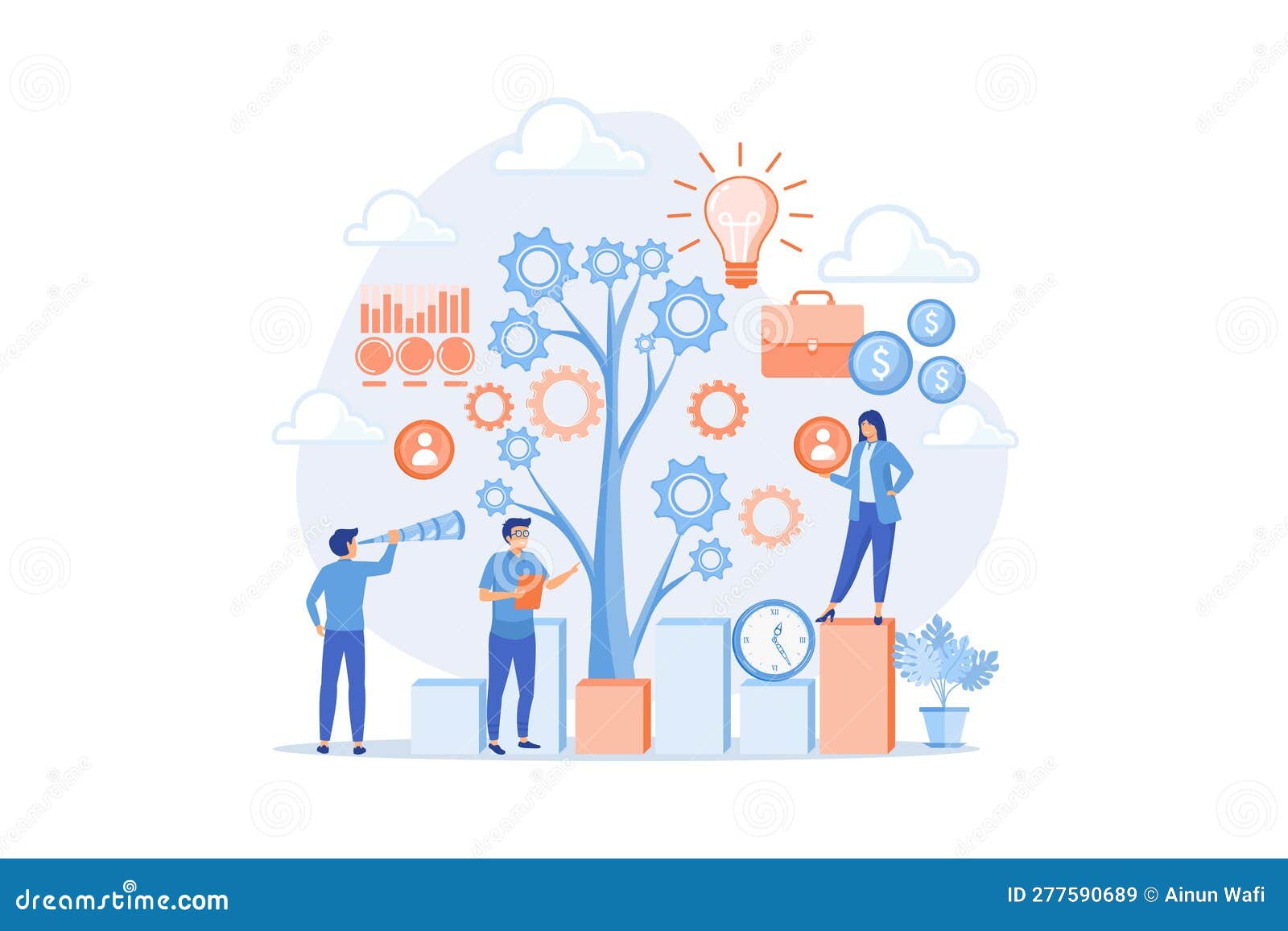 Business Operation Planning. Software Technology Integration Stock ...