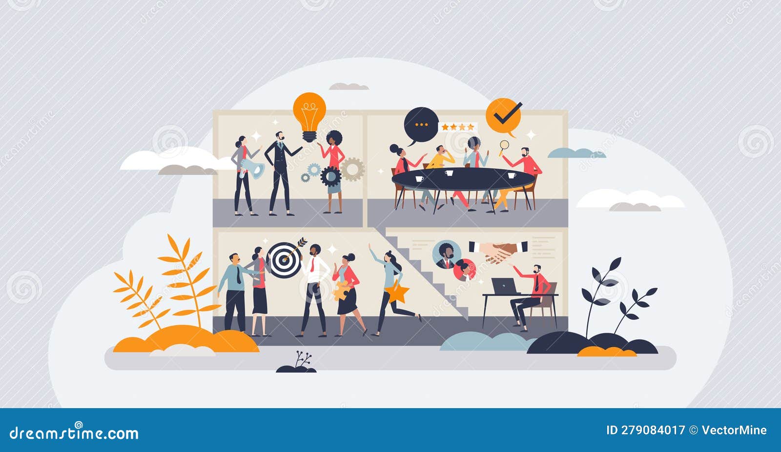 Business Operations and Professional Company Work Process Tiny Person ...