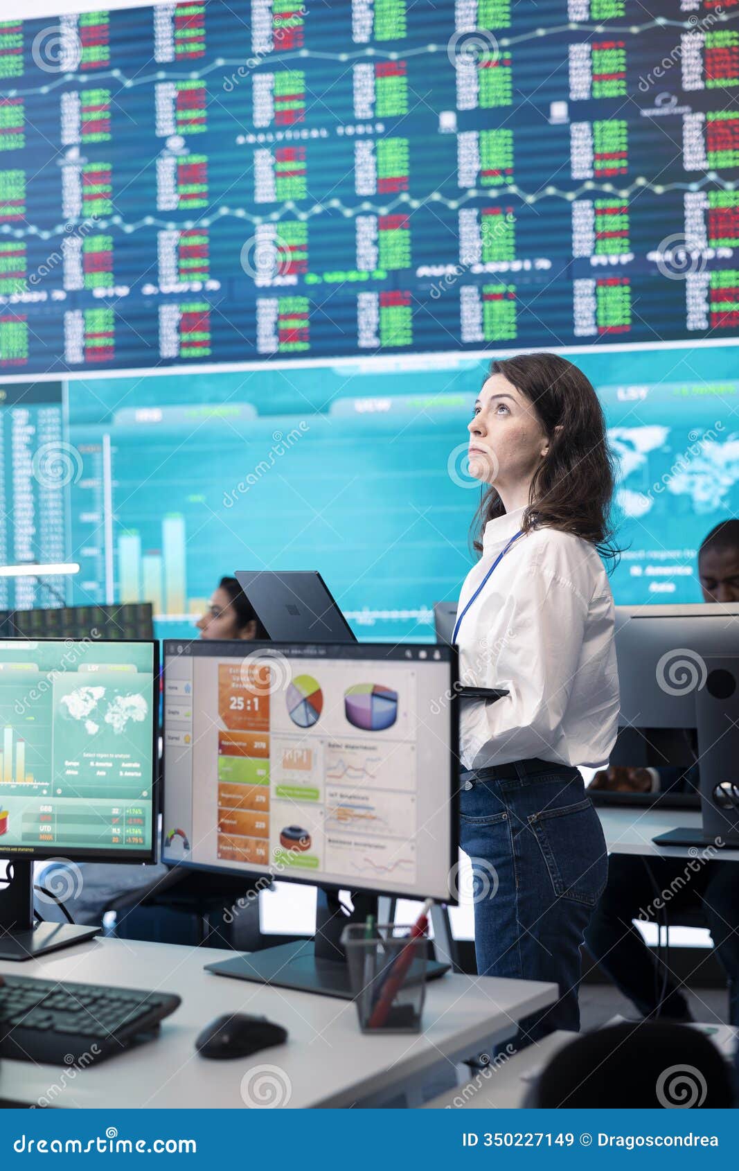 Business Operator Gathering Insight on Key Performance Indicators Stock ...