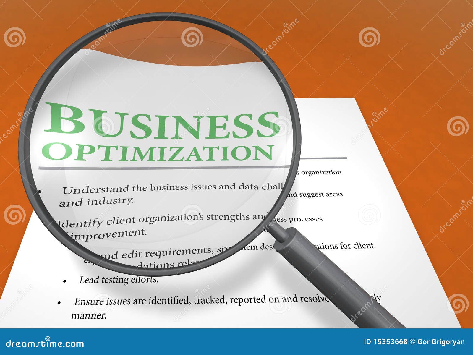 Business optimization stock illustration. Illustration of concept ...