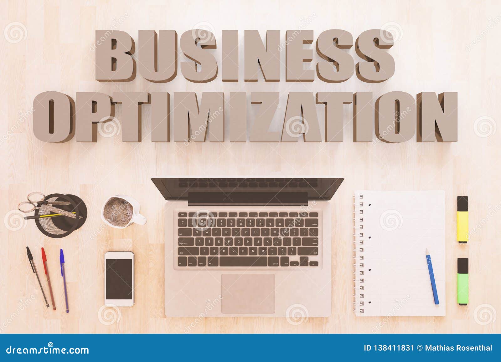 Business Optimization stock illustration. Illustration of economy ...