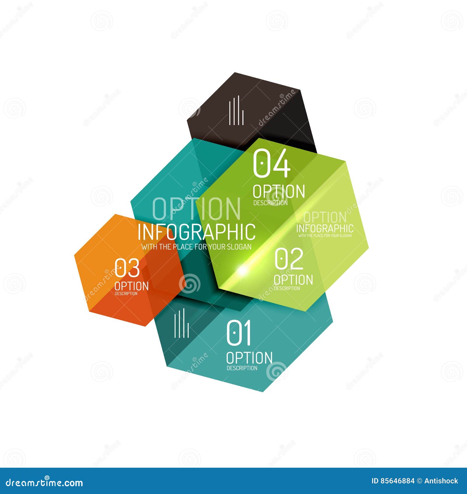Business Option Diagram Templates Stock Vector - Illustration of banner ...