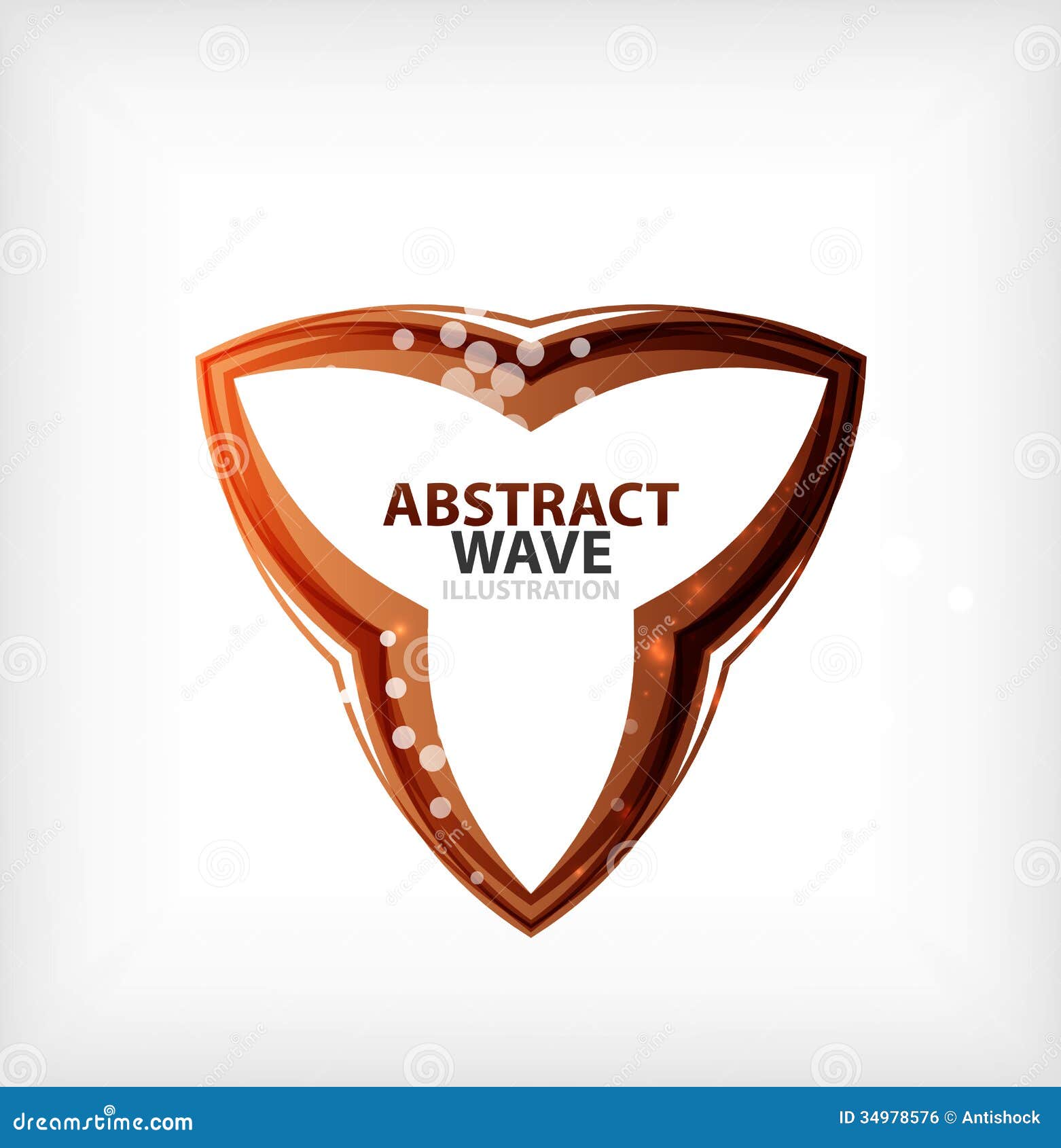 Business Orange Wavy Business Symbol Stock Vector - Illustration of ...