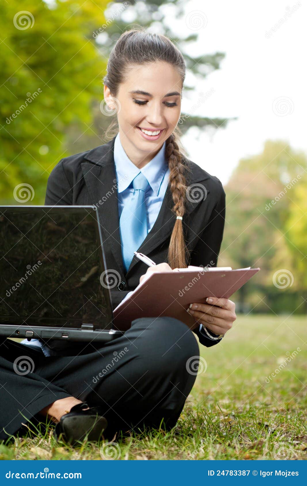 Business outdoor stock image. Image of note, grass, park - 24783387