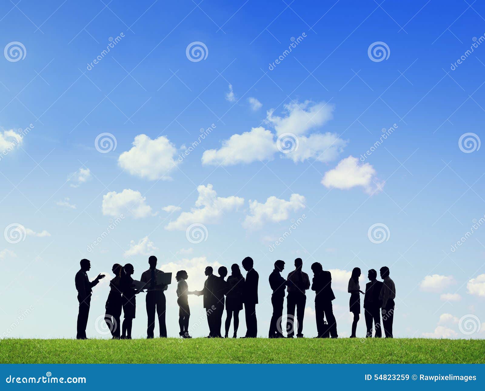 Business Outdoor Team Teamwork Collaboration Support Concept Stock ...