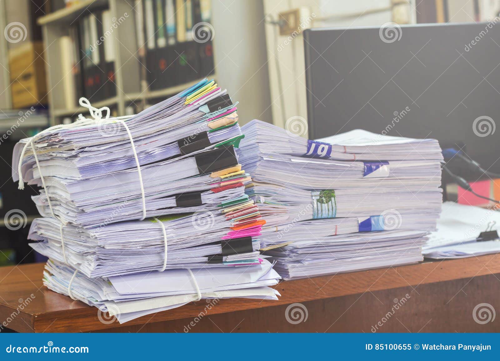 Huge Stack Of Reports