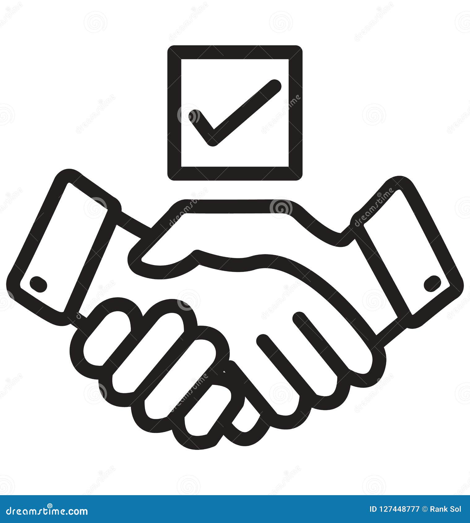 Business Partner Line Isolated Icon Can Be Easily Modified and Edit ...