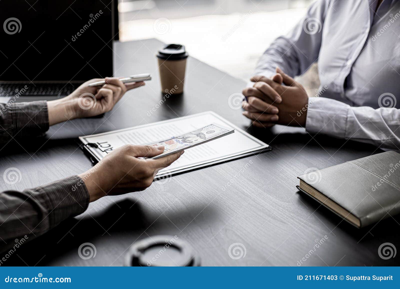 A Business Partner Representative Meets a Procurement Manager Offering ...