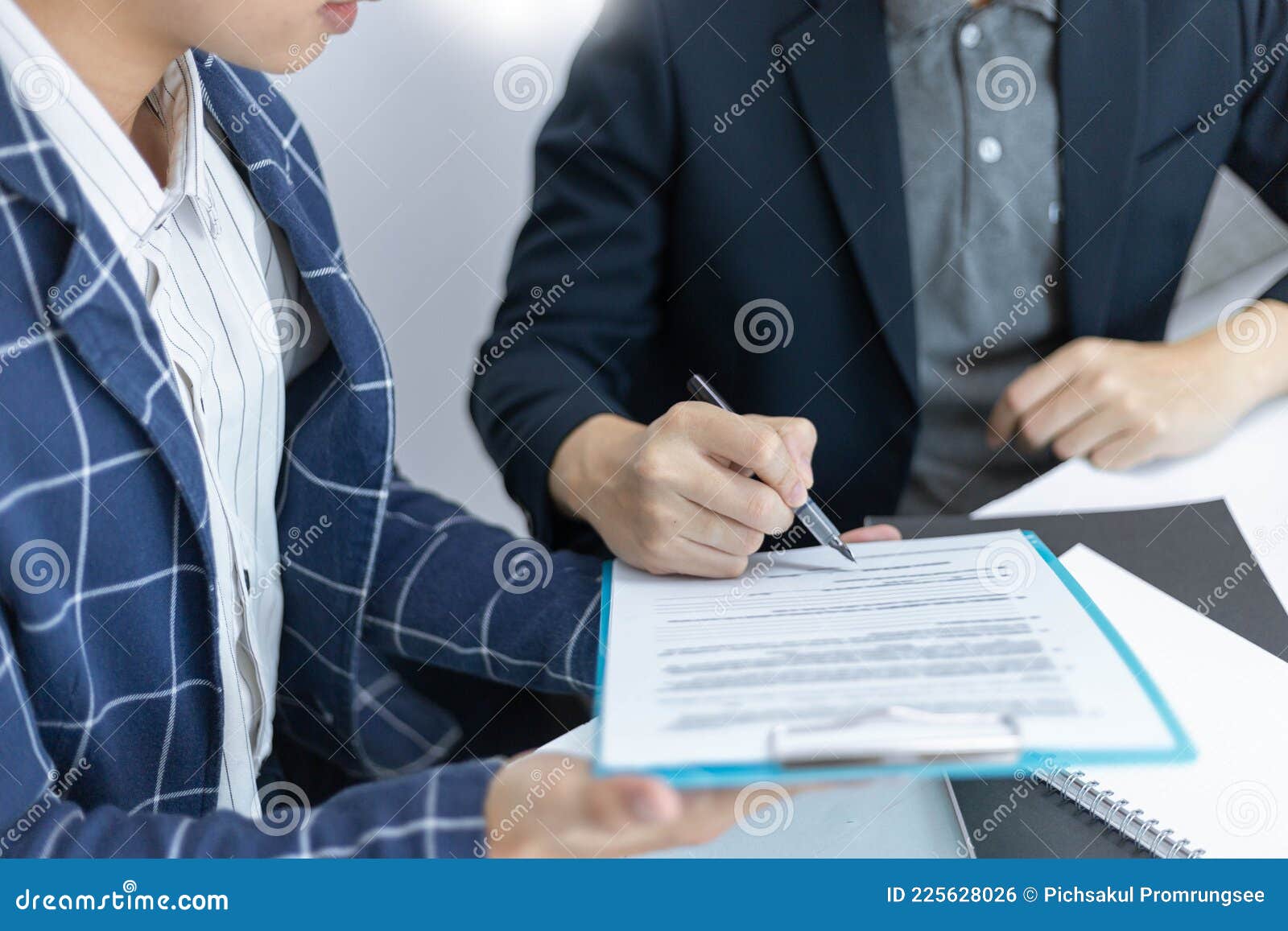 Business Partners Concept Two Young Male Producers Discussing and ...