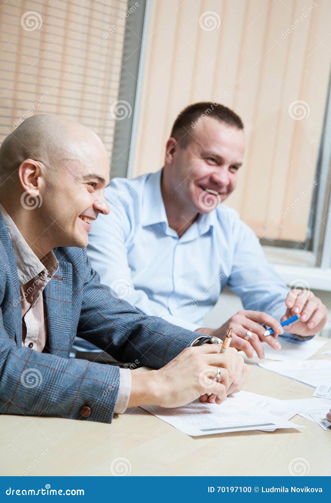 Business Partners Discussing Ideas Stock Photo - Image of people ...