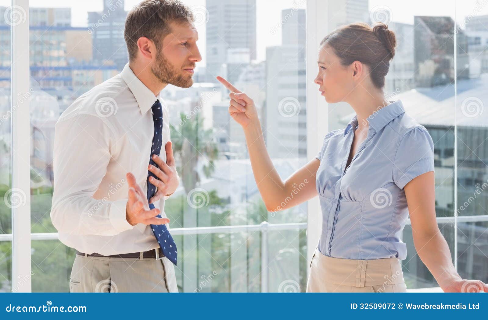 Business Partners Having a Heated Argument Stock Photo - Image of ...