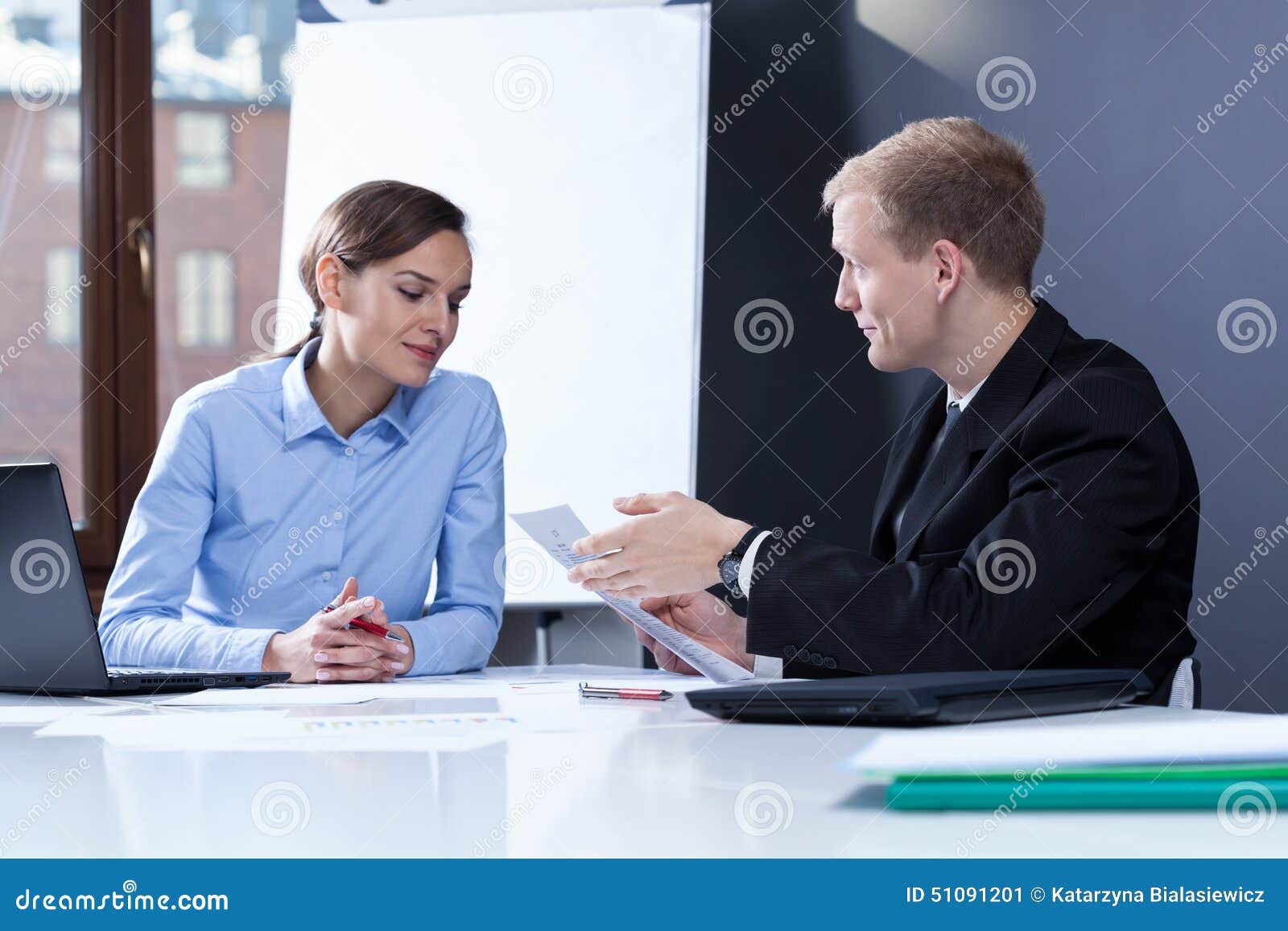 Business Partners Having a Meeting Stock Image - Image of cooperation ...
