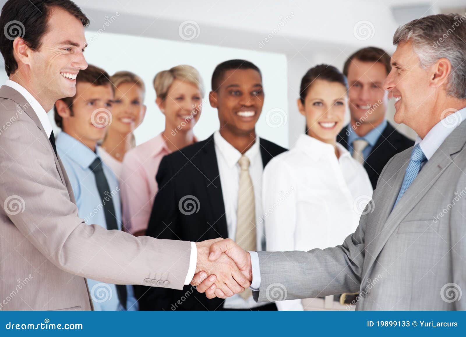 Business Partners Shaking Hands Stock Image - Image of mature, boss ...