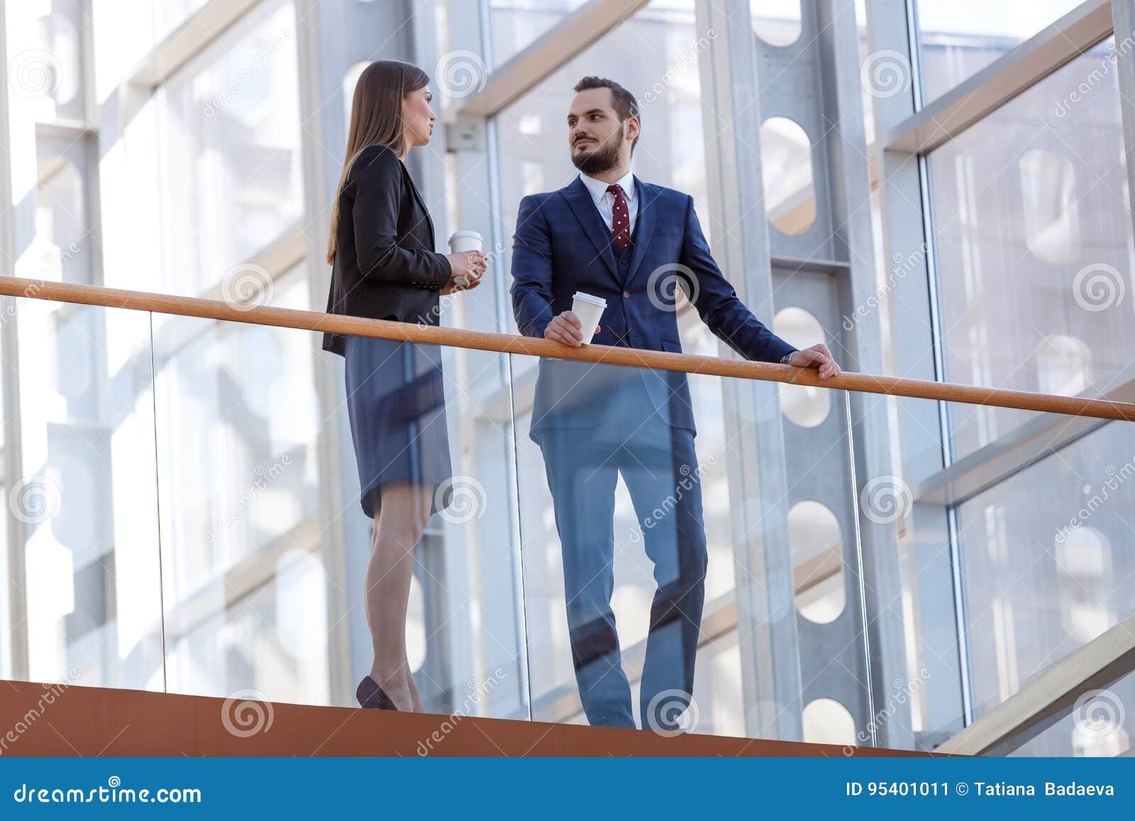 Business partners talking stock image. Image of formal - 95401011