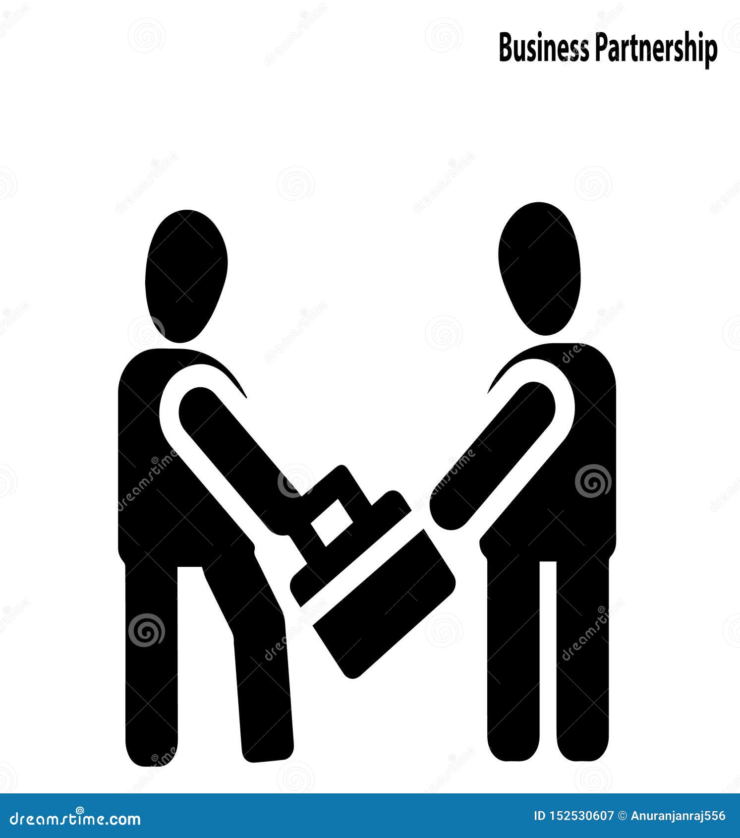 Business Partnership Editable Icon Stock Vector - Illustration of ...