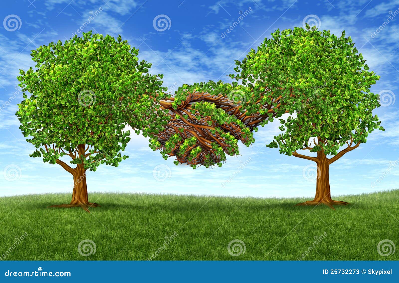 Business Partnership Growth Success Stock Illustration - Illustration ...