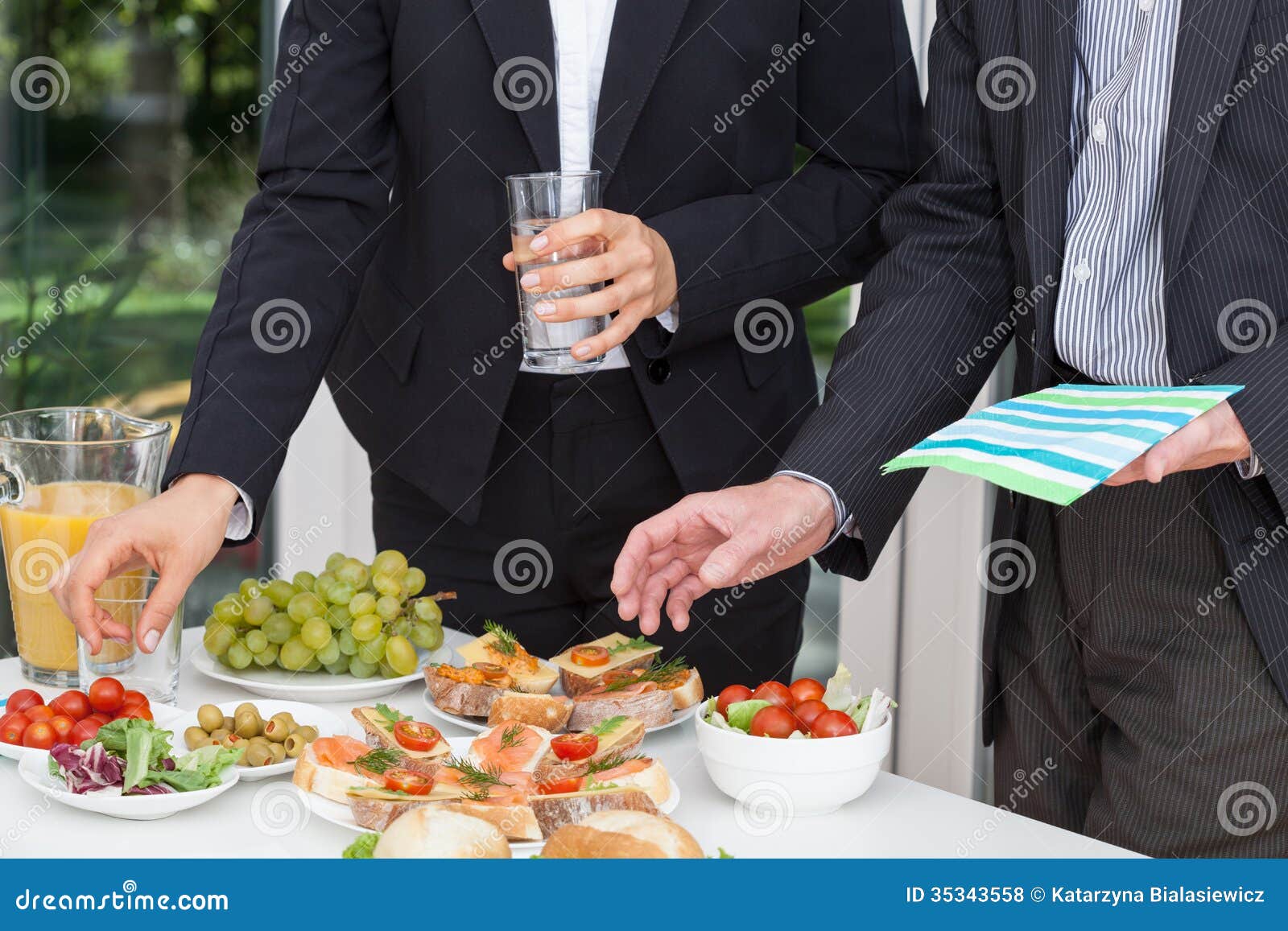 Business Party on the Open Air Stock Photo - Image of corporate ...