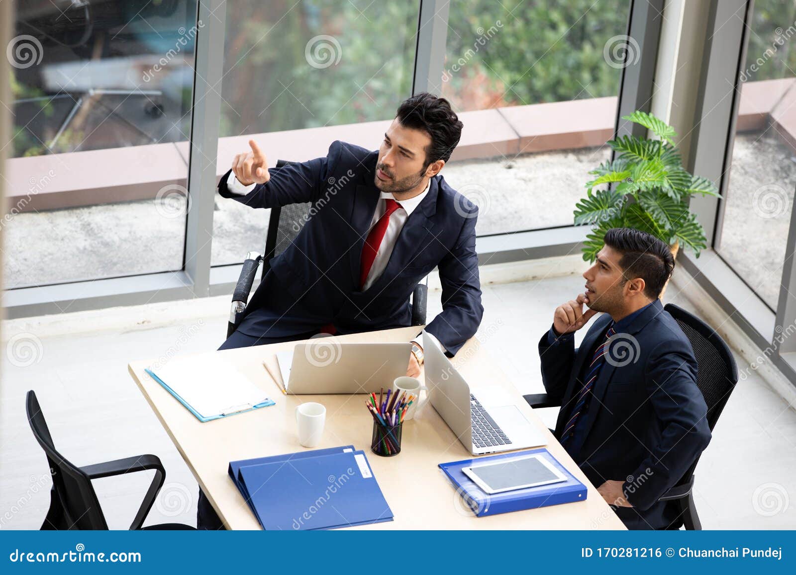 Business Peeople Meeting in Office Stock Photo - Image of happy, person ...
