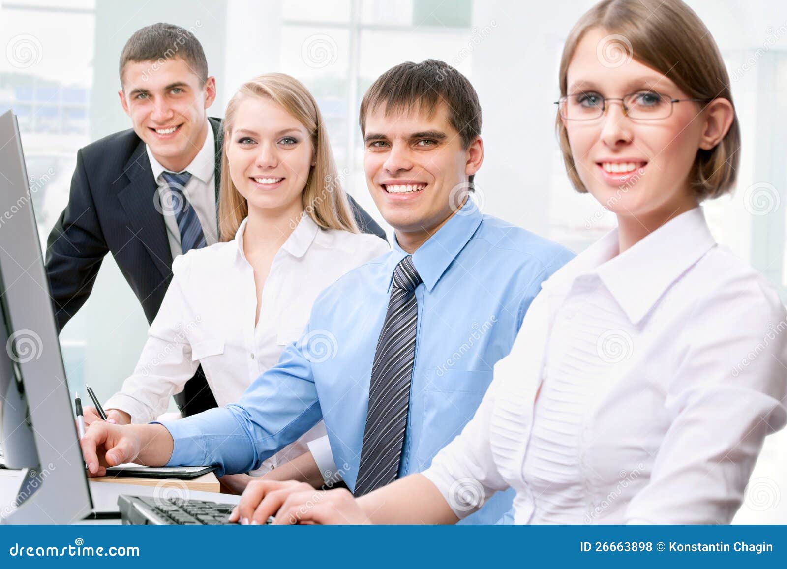 Business people stock photo. Image of beautiful, caucasian - 26663898