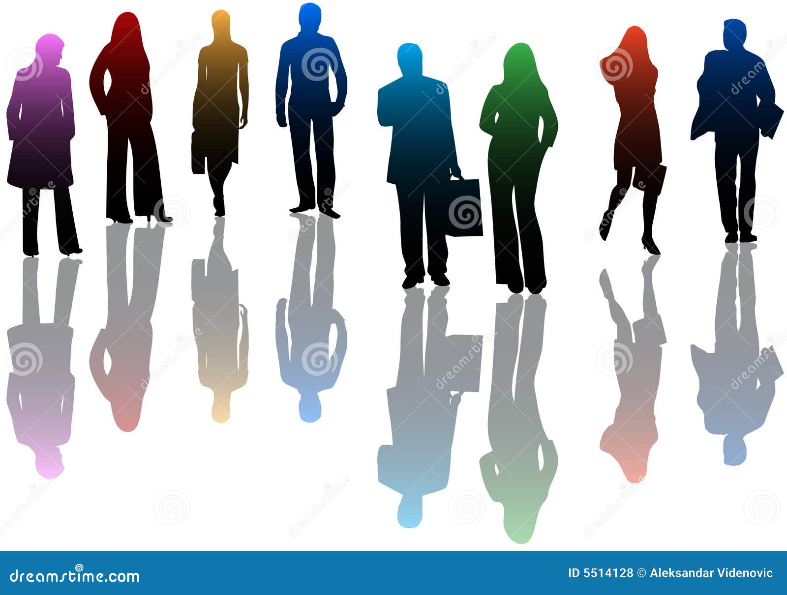 Business people stock vector. Illustration of bending - 5514128