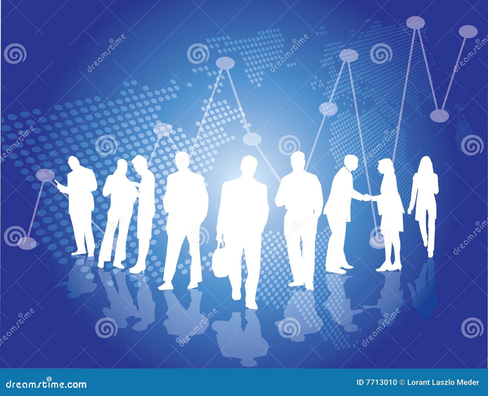 Business people stock vector. Illustration of crowd, abstract - 7713010