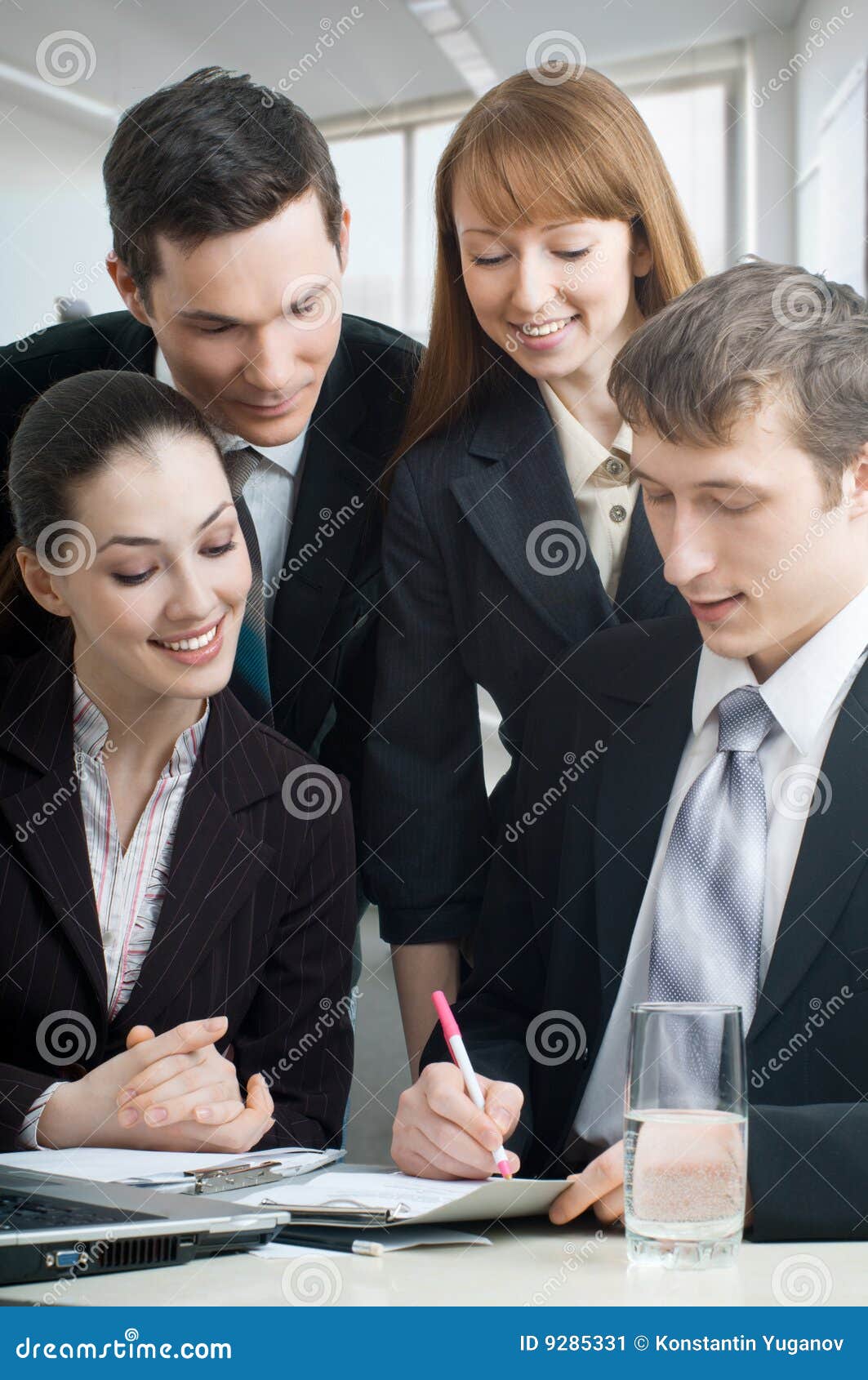 Business people stock image. Image of businessman, indoors - 9285331