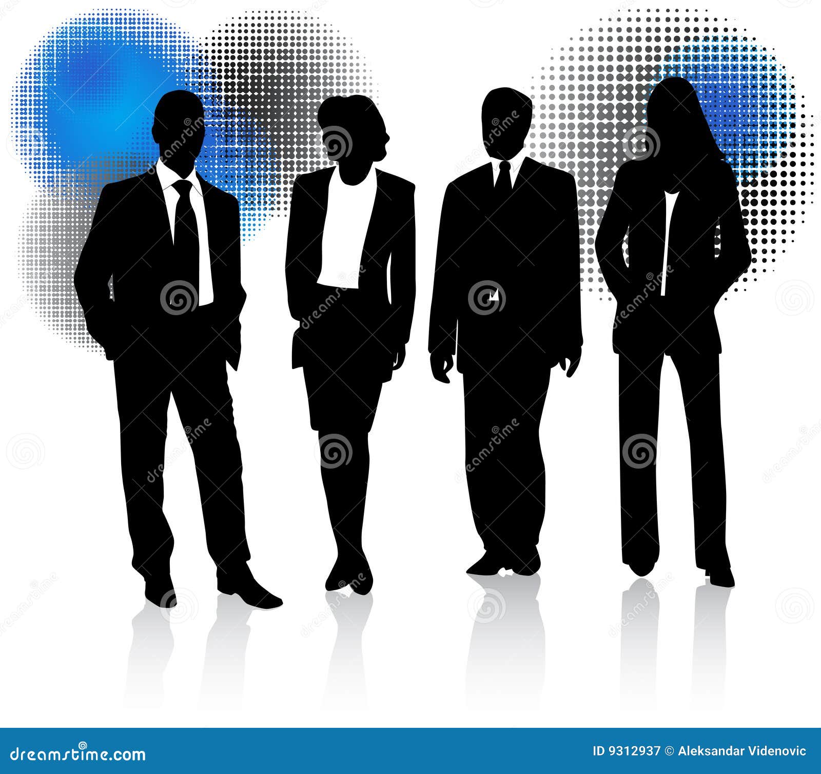 Business People and Abstract Stock Vector - Illustration of businessmen ...