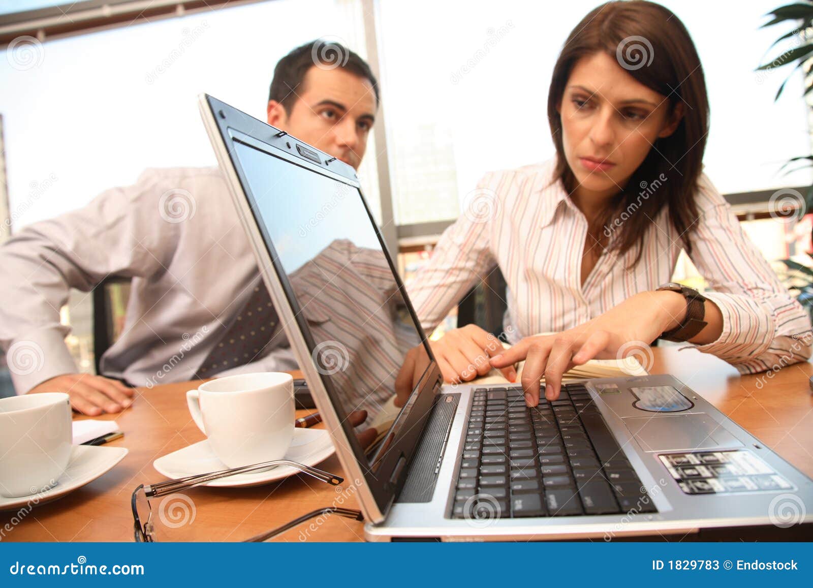 Business people in action. stock image. Image of environment - 1829783