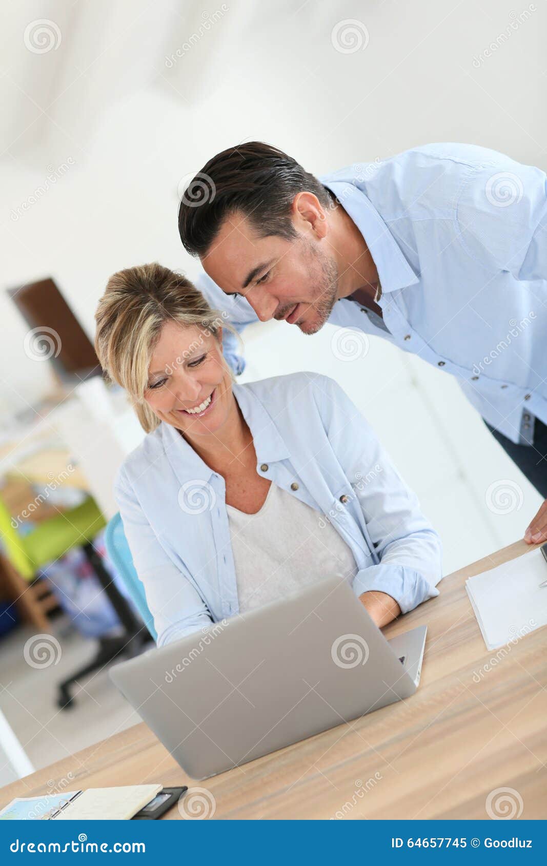 Business People Analysing Statistics Stock Image - Image of ...