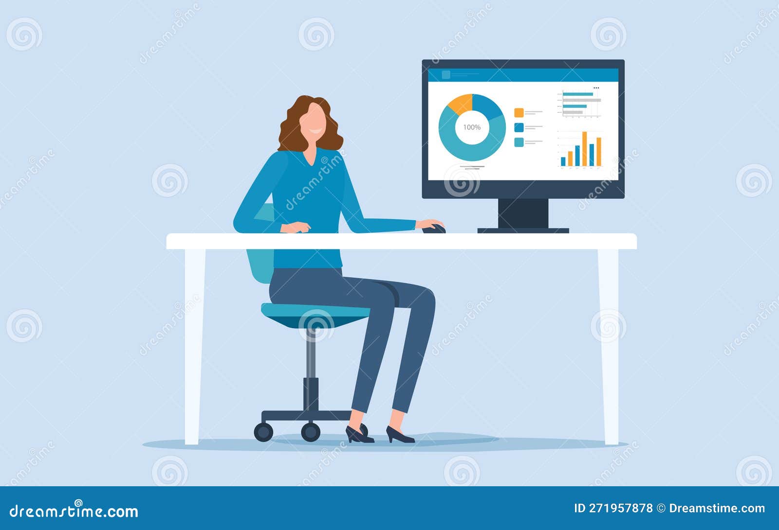 Business People Analytics and Monitoring on Graph Report Dashboard ... Business People Analytics and Monitoring on Graph Report Dashboard ...