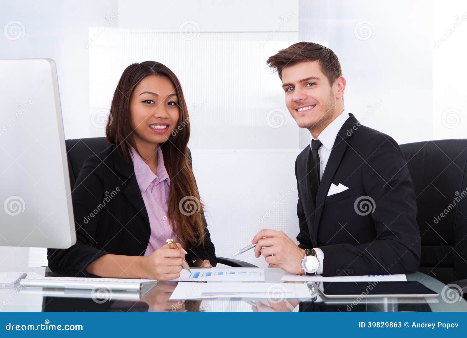 Business People Analyzing Graph Stock Image - Image of meeting, people ... Business People Analyzing Graph Stock Image - Image of meeting, people ...