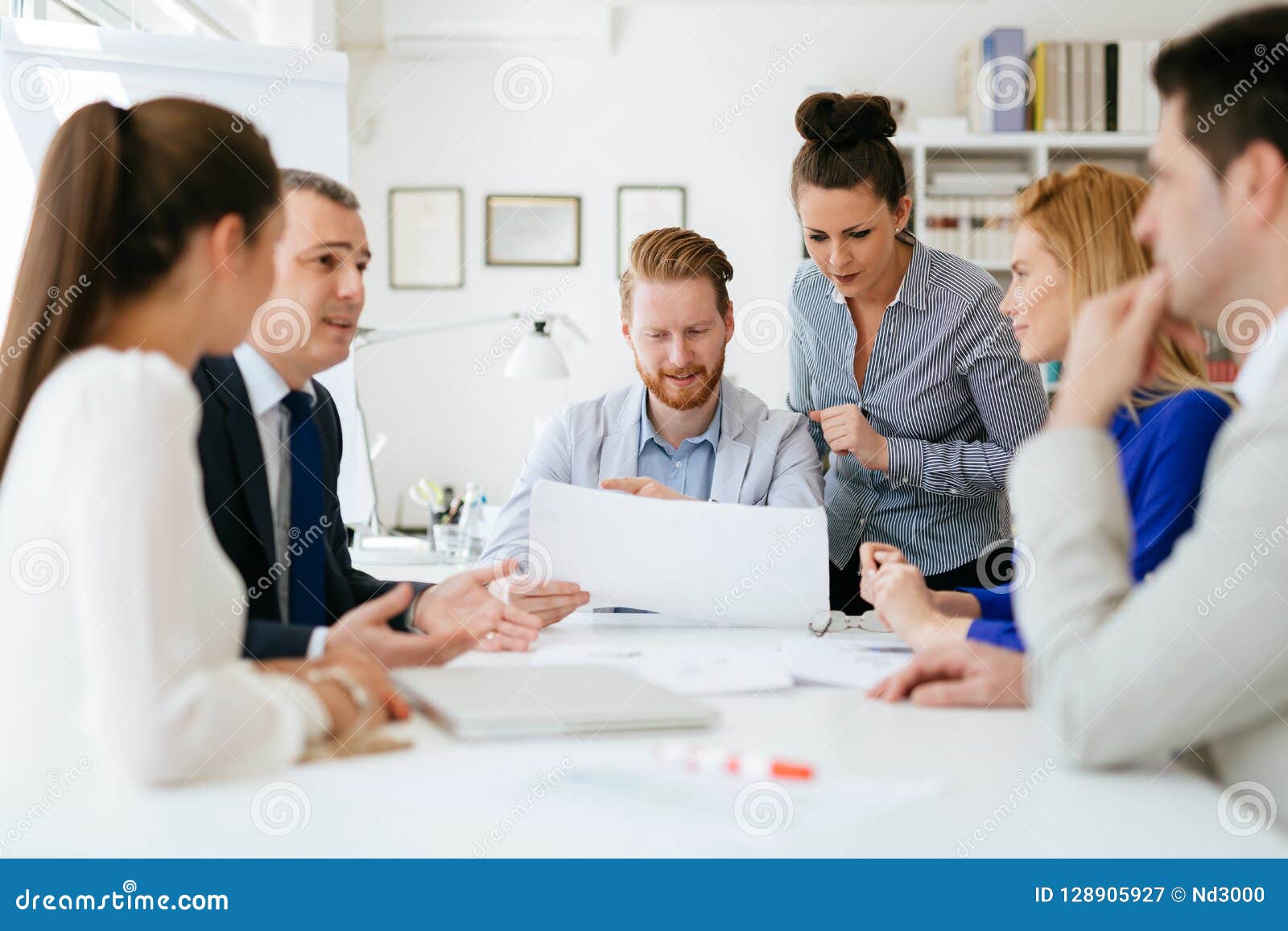 Business People Discussing Future Plans Stock Image - Image of ...