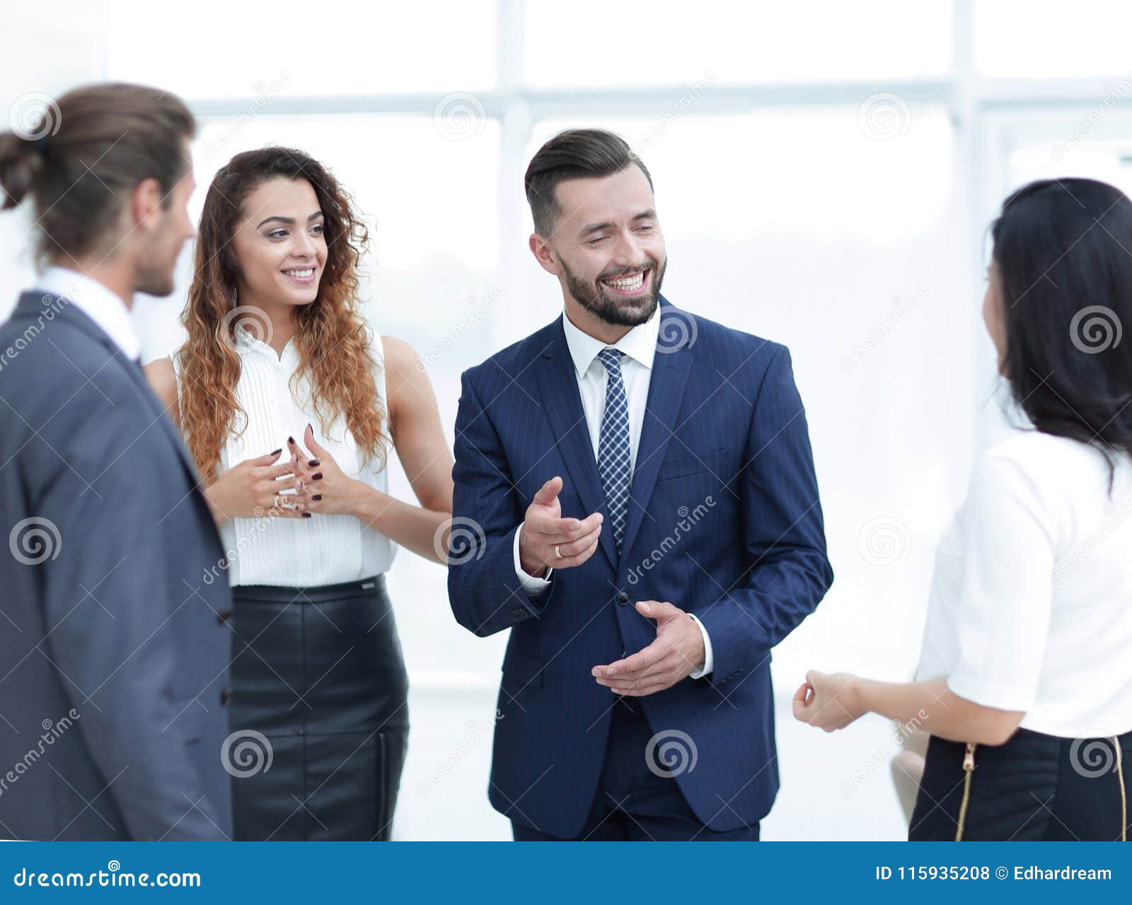 Business People Argue Standing in Office Stock Photo - Image of partner ...
