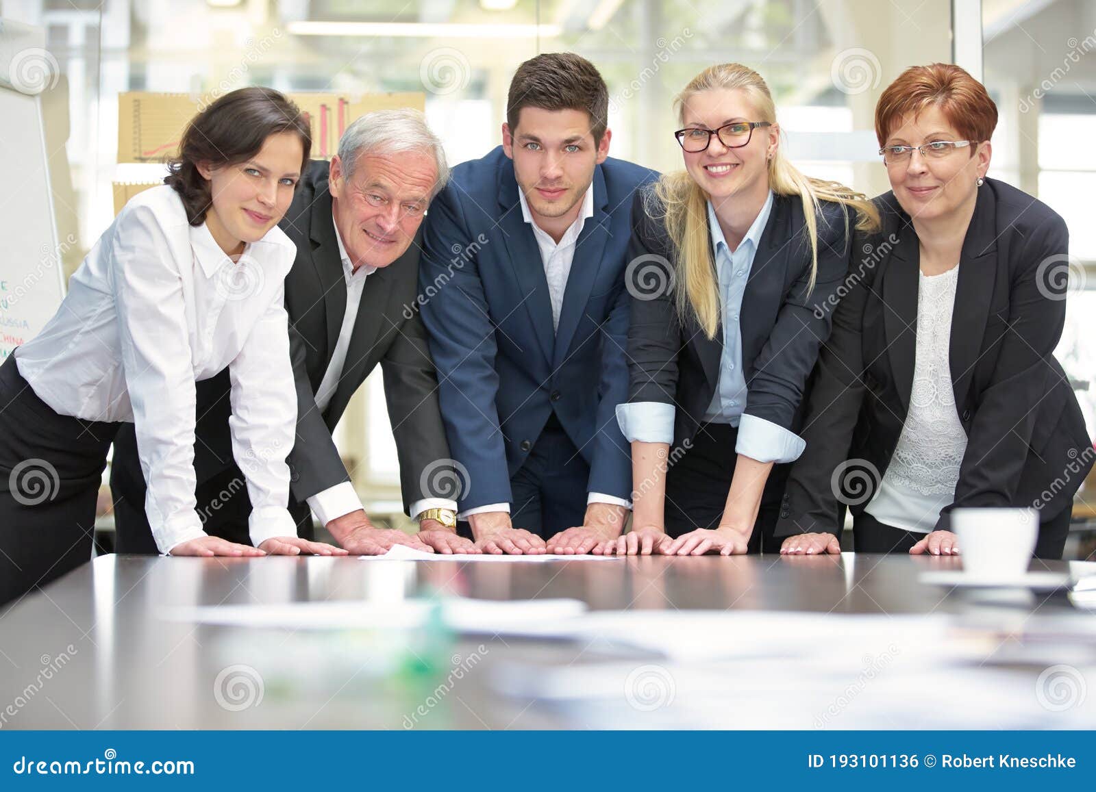 Business People As a Business Team at the Table Stock Photo - Image of ...