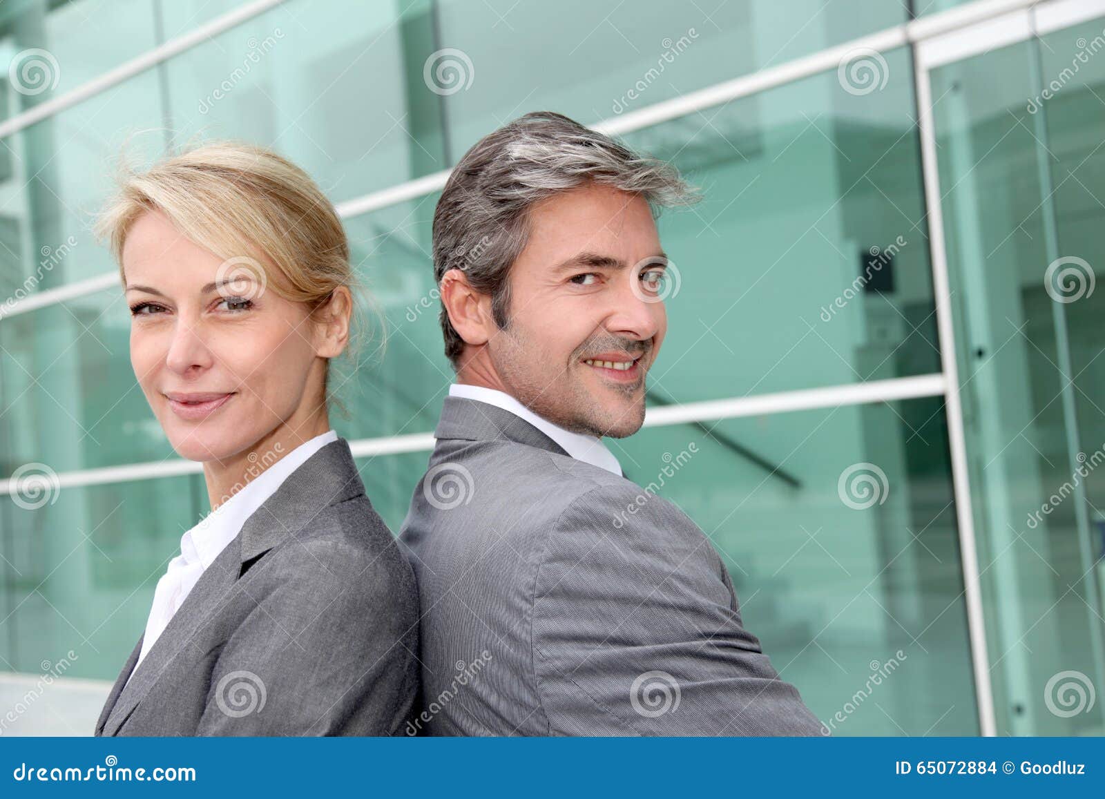 Business People Back To Back Stock Photo - Image of businessman ...