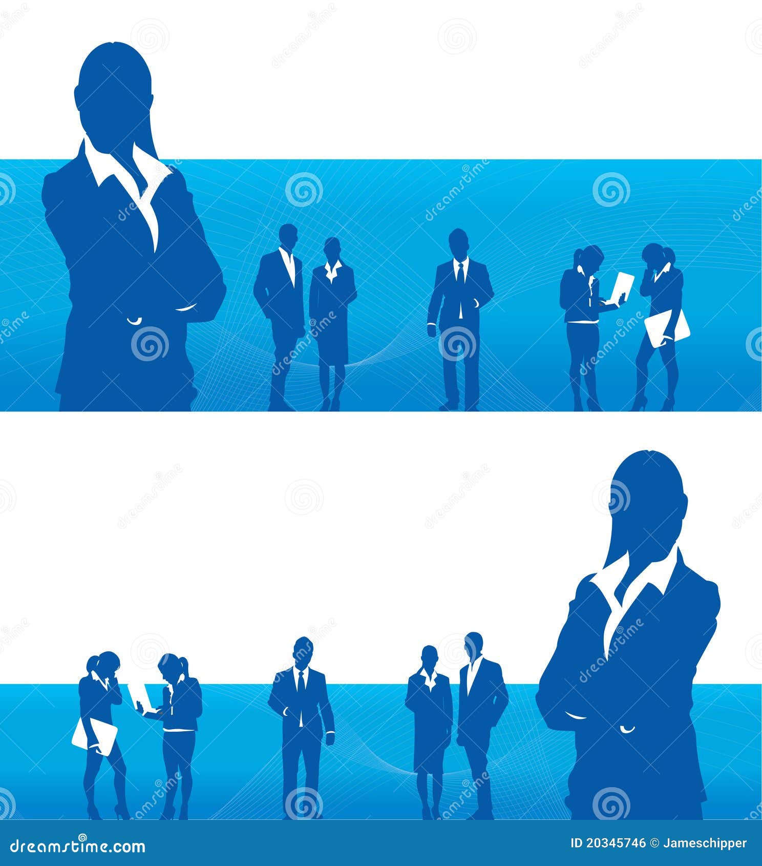 Business people banner stock illustration. Illustration of smart - 20345746