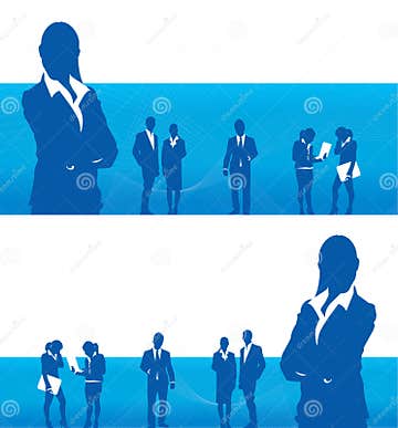 Business people banner stock illustration. Illustration of smart - 20345746