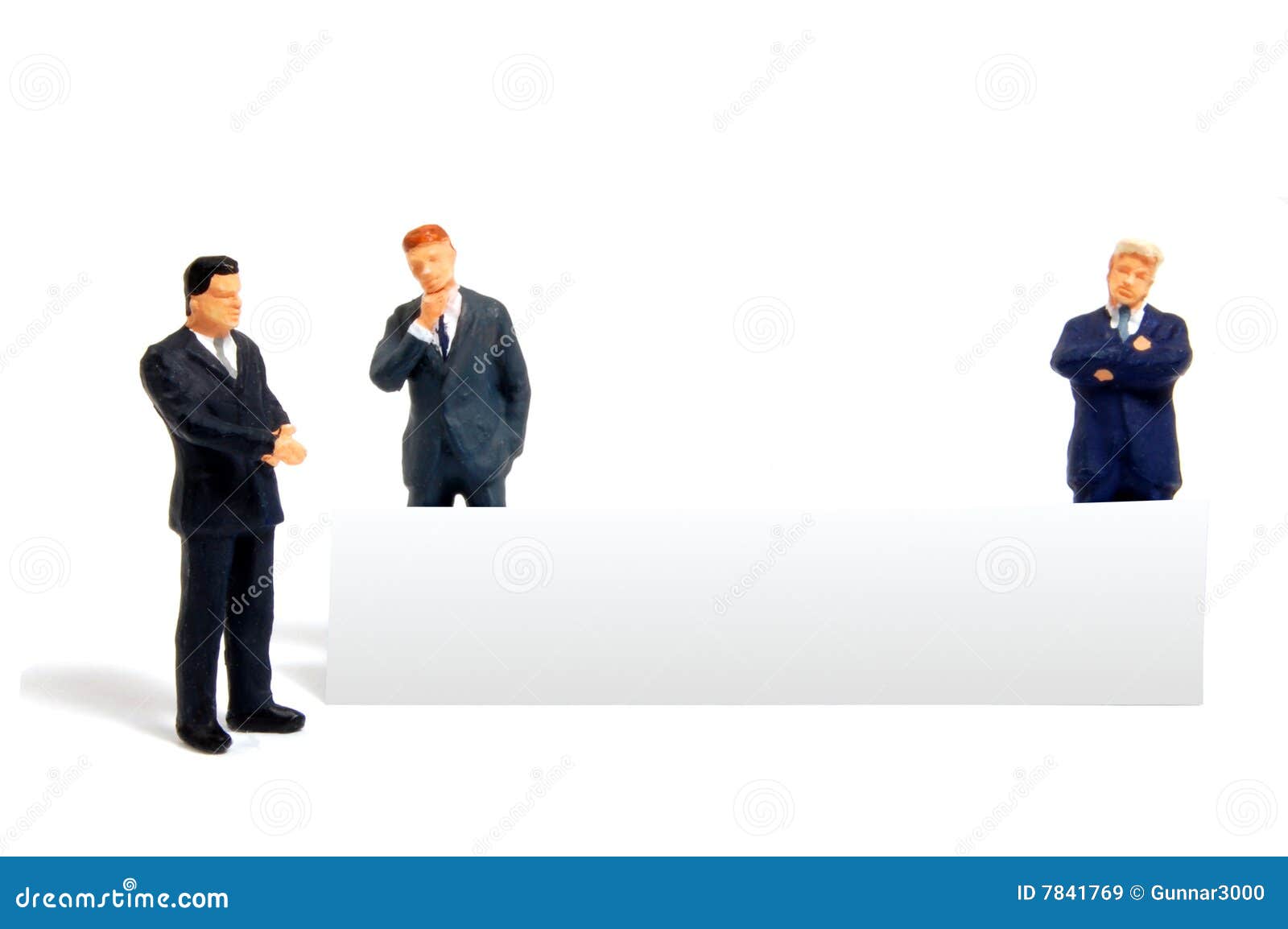 Business People with Banner Stock Image - Image of macro, business: 7841769