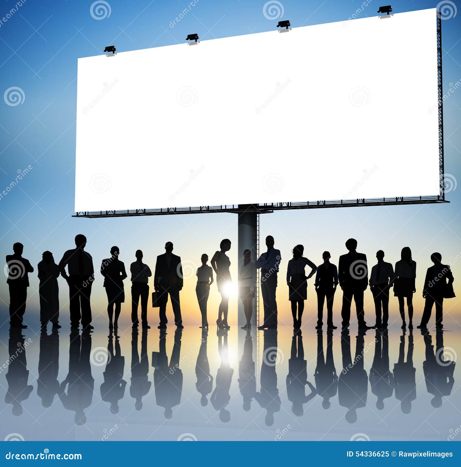 Business People Billboard stock image. Image of corporate - 54336625