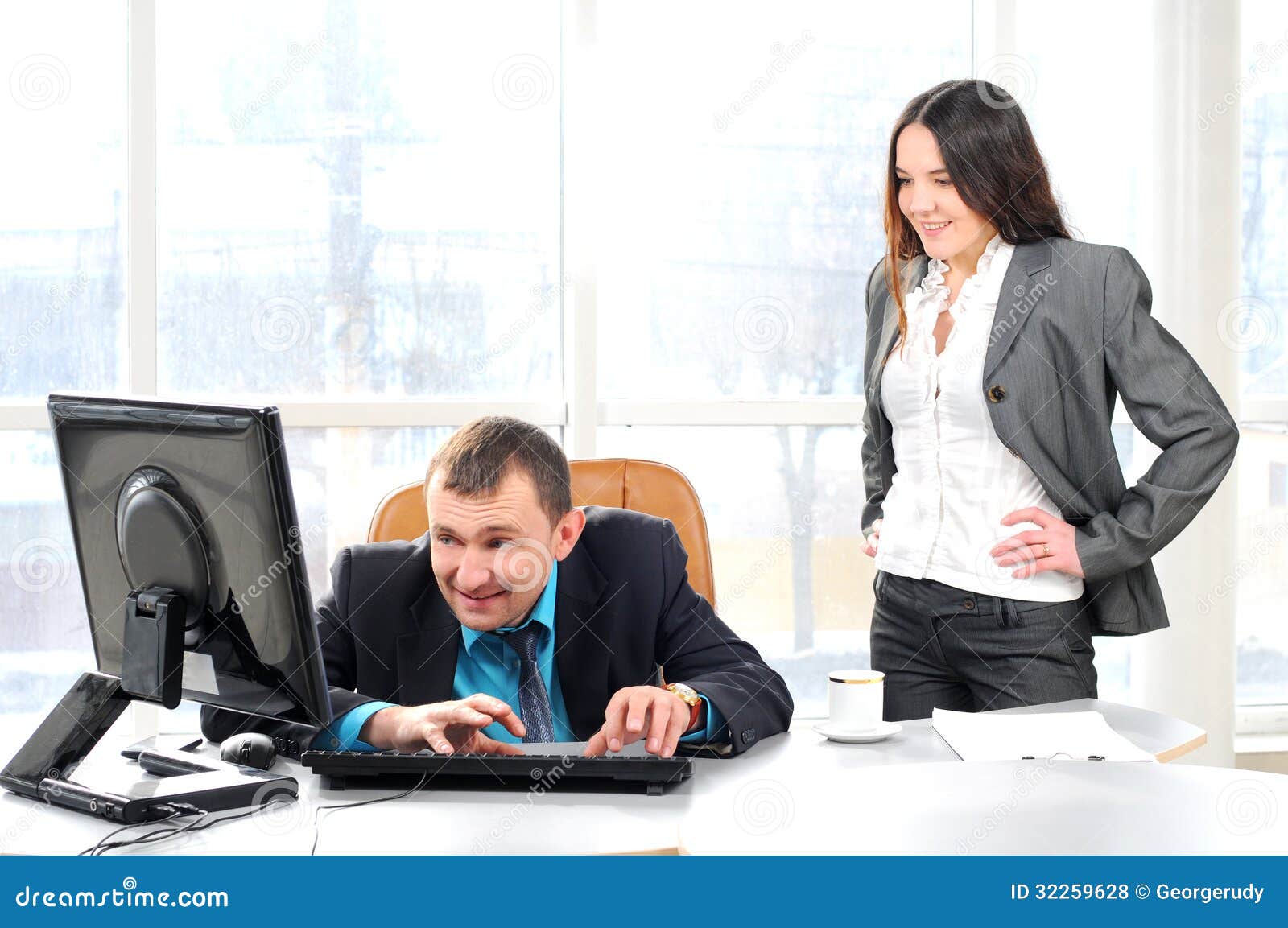 Business people stock photo. Image of frustration, hand - 32259628